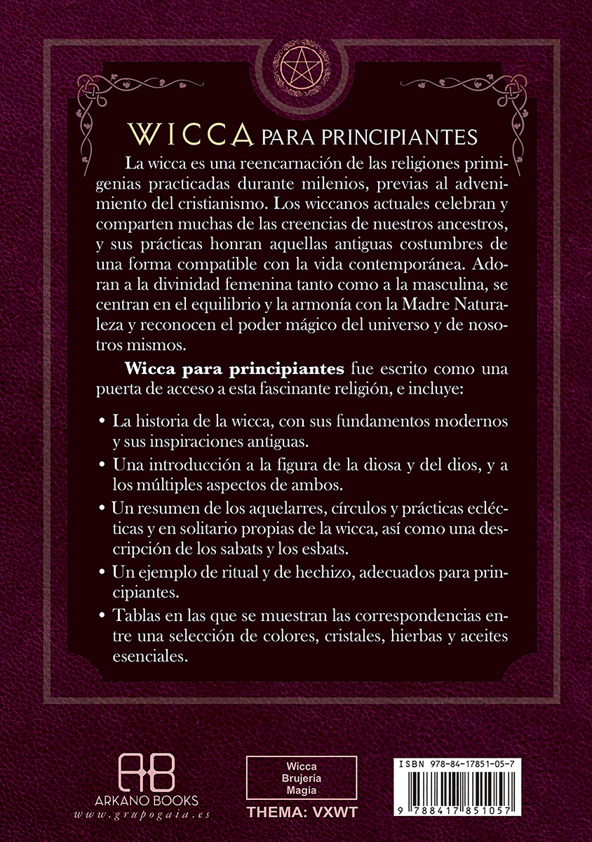 Alfaomega Wicca para principiantes | Chamberlain, Lisa | {{ item.isbn }}