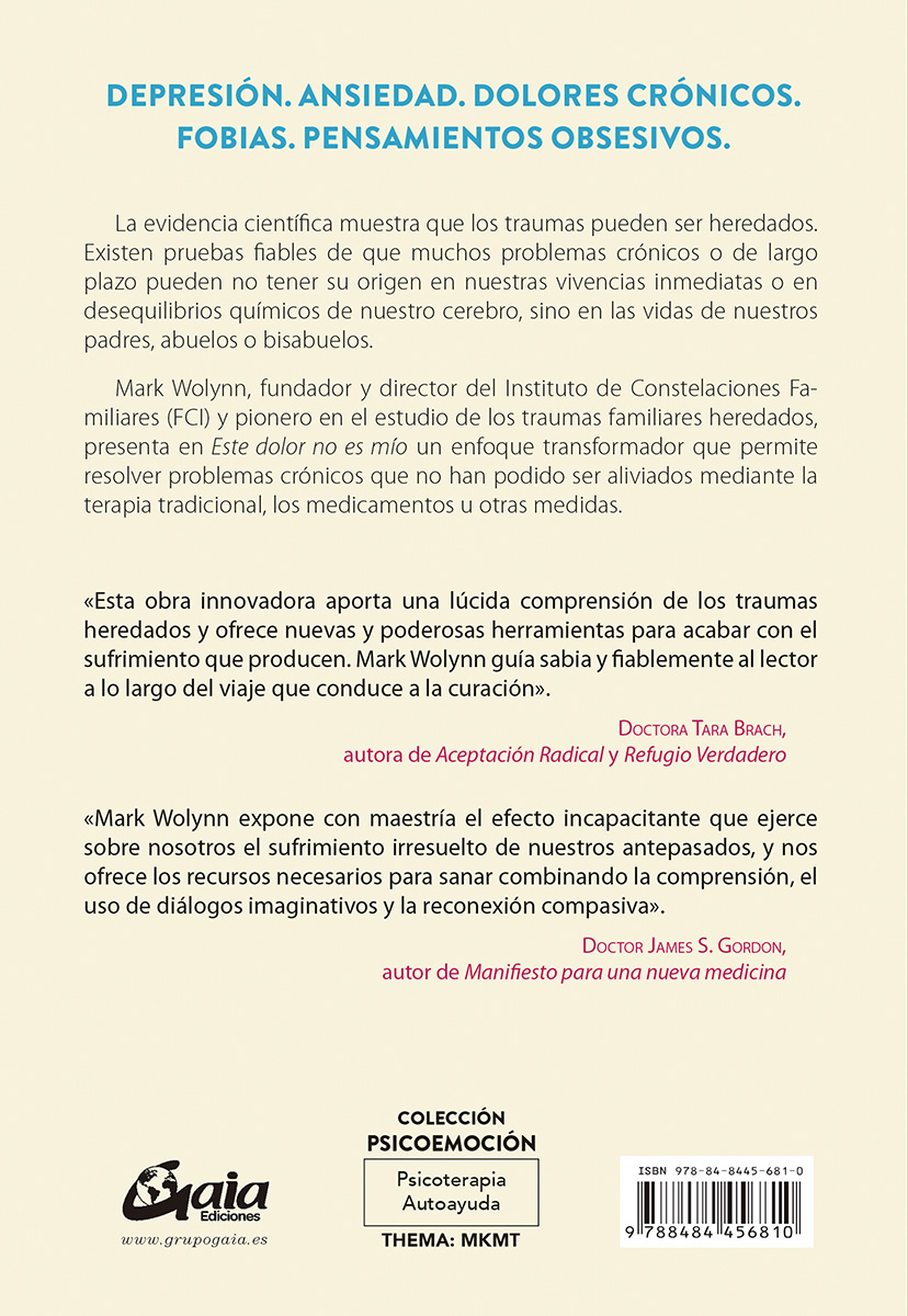 Alfaomega Este dolor no es mío | Wolynn, Mark | {{ item.isbn }}